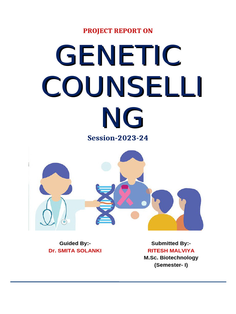 genetic-counselling | PDF | Genetic Counseling | Genetic Disorder