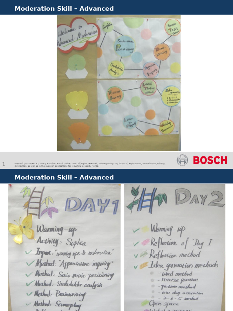 Advanced Moderation Skills Training | PDF