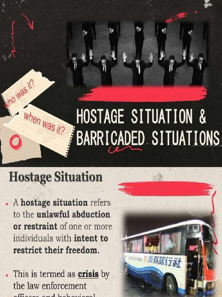 Managing Hostage Situation | PDF