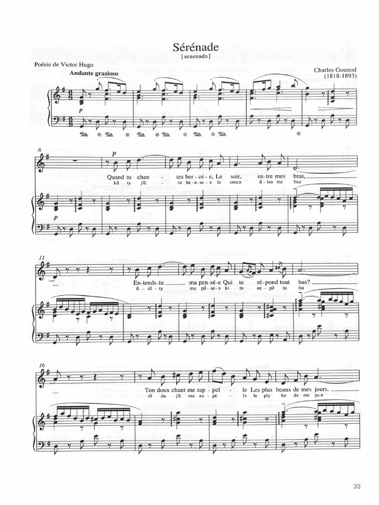 Sérénade-C Gounod | PDF