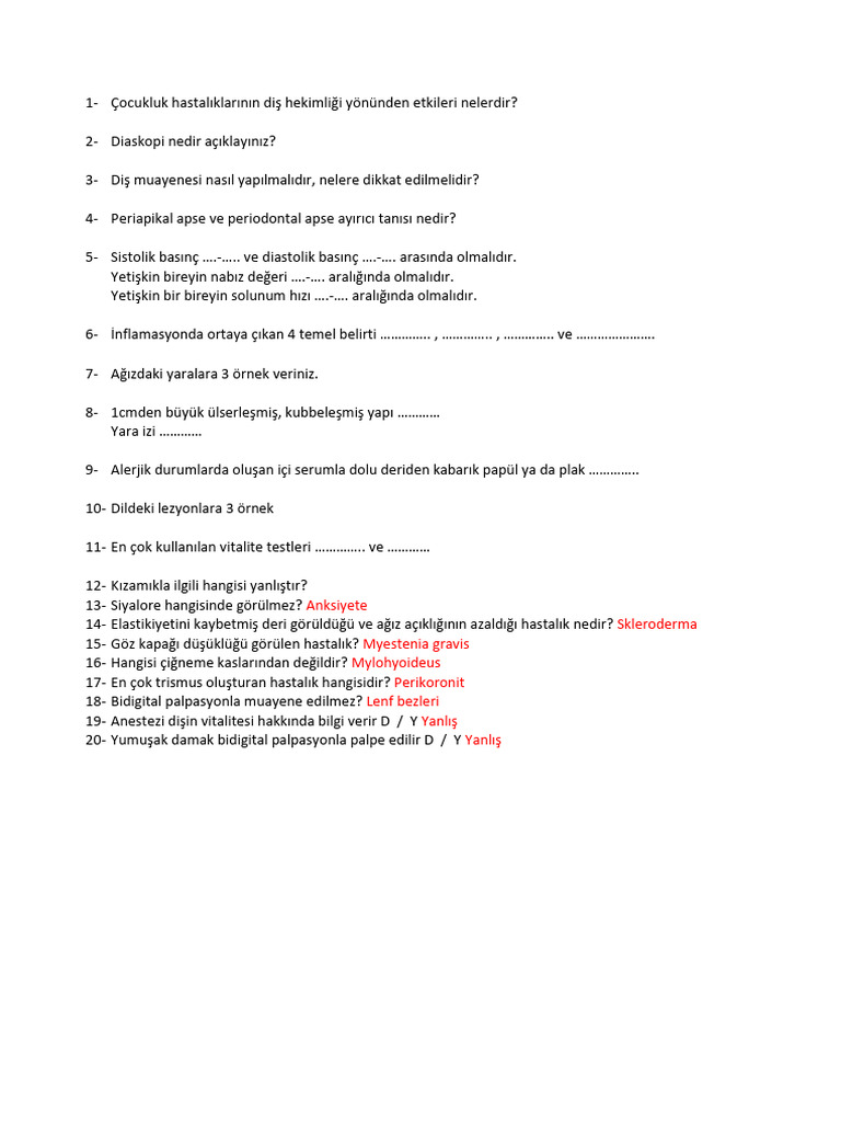 Radyoloji 2. Vize | PDF