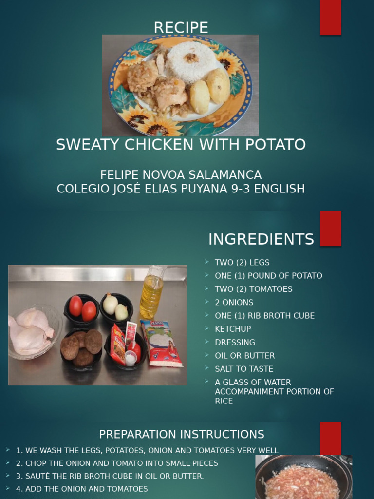1 Recipe - Felipe Novoa Salamanca 9-4 | PDF