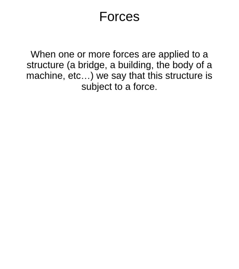 Forces | PDF