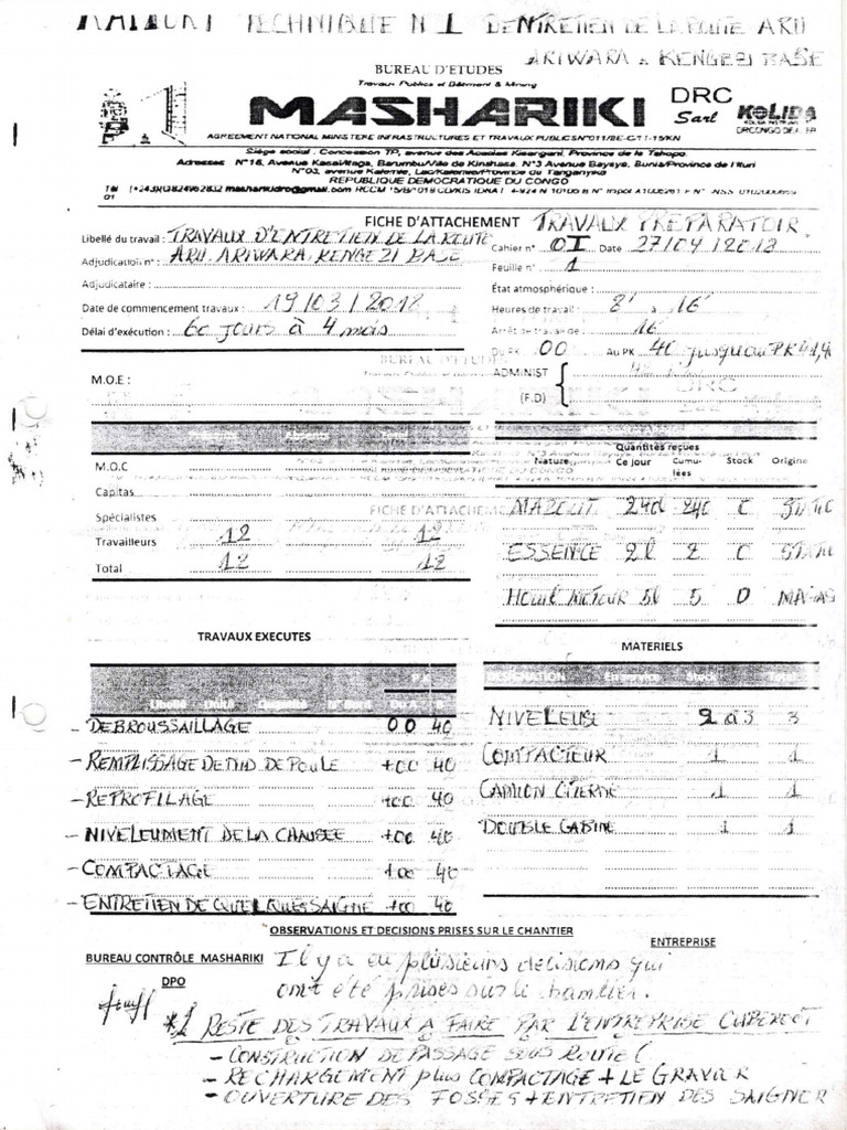 Mashariki Reports - DRC | PDF