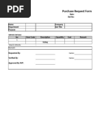 Office Stationery Request Form | PDF
