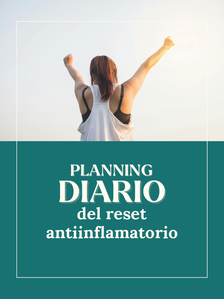 Planning Diario Reto Antiinflamatorio | PDF | Alimentos | Cocina