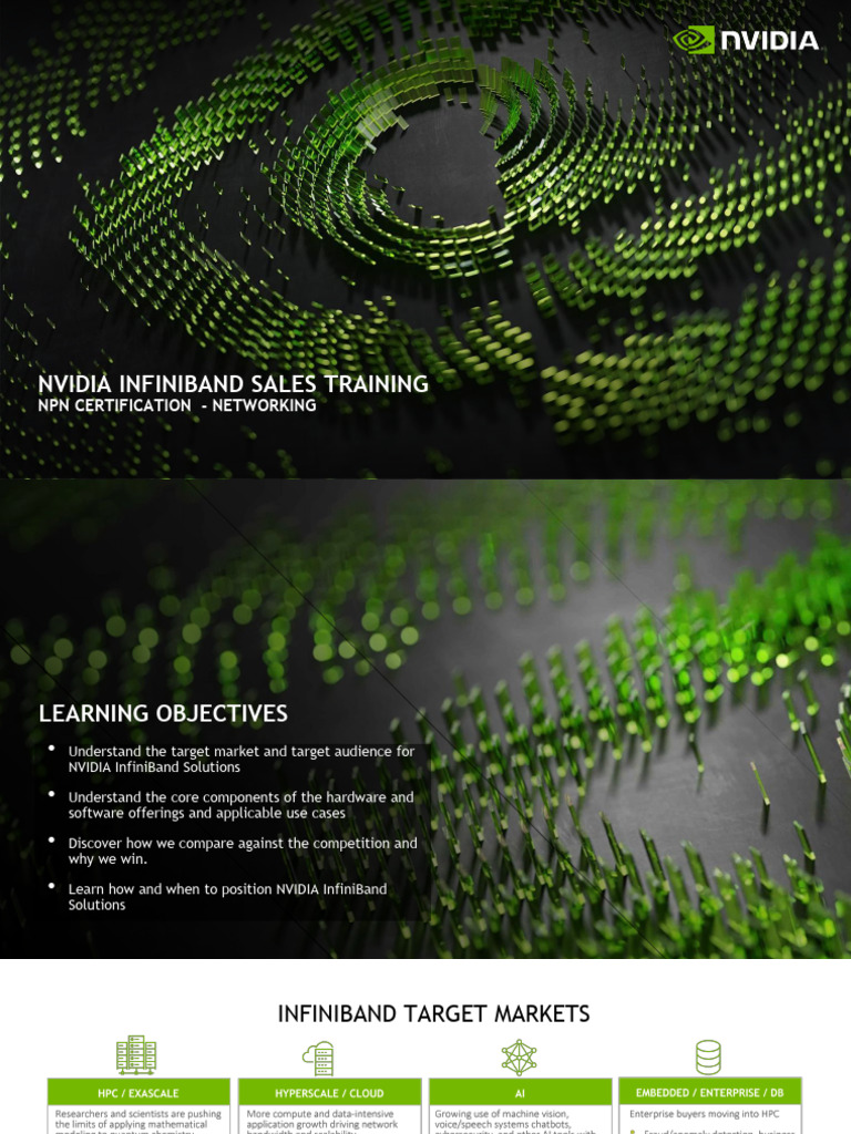 Infiniband Networking Sales Training | PDF | Supercomputer | Computer Network