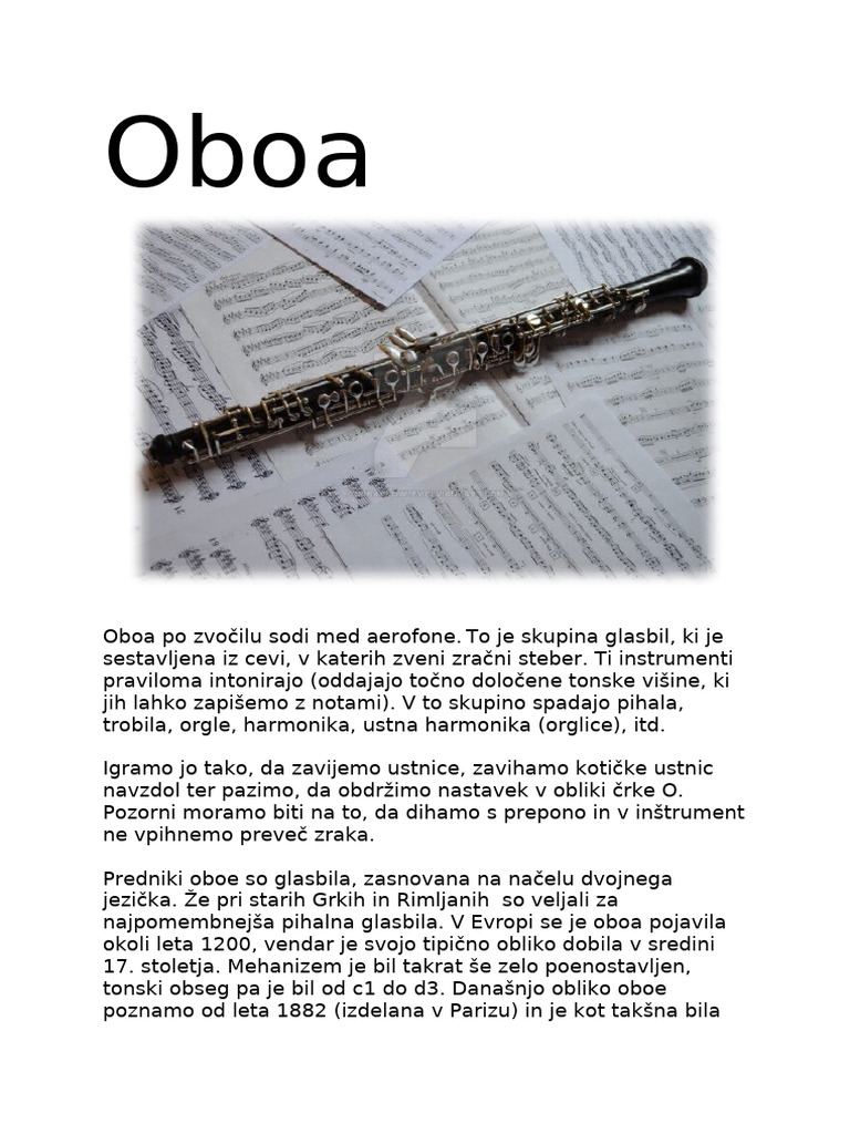Oboa | PDF