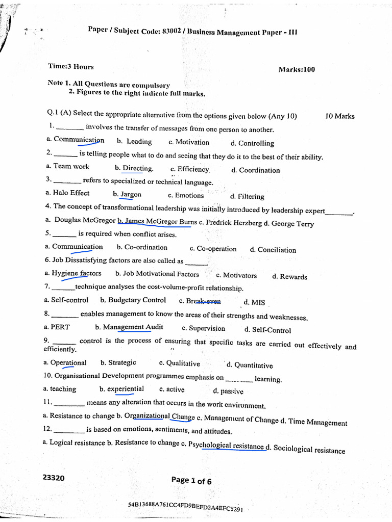 Sem6 2022-23 BM | PDF