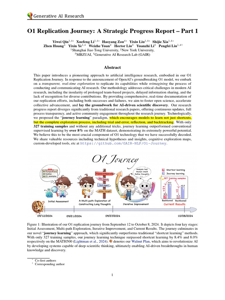 O1 Replication Journey- A Strategic Progress Report – Part 1 | PDF ...