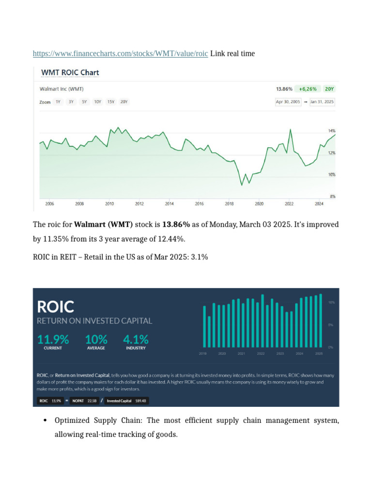 Bu I 1. ROIC Công Ty Và Industry | PDF | Inventory | Supply Chain