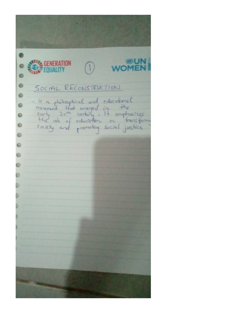 Social Reconstruction | PDF
