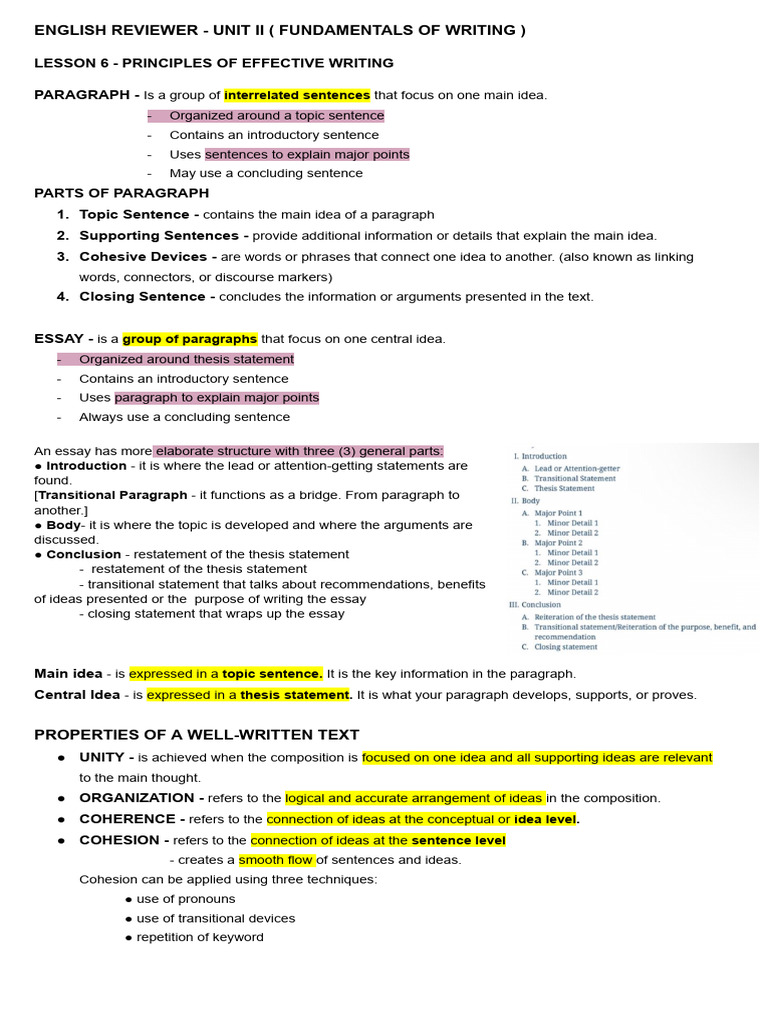 Effective Writing Principles Guide | PDF | Paragraph | Punctuation