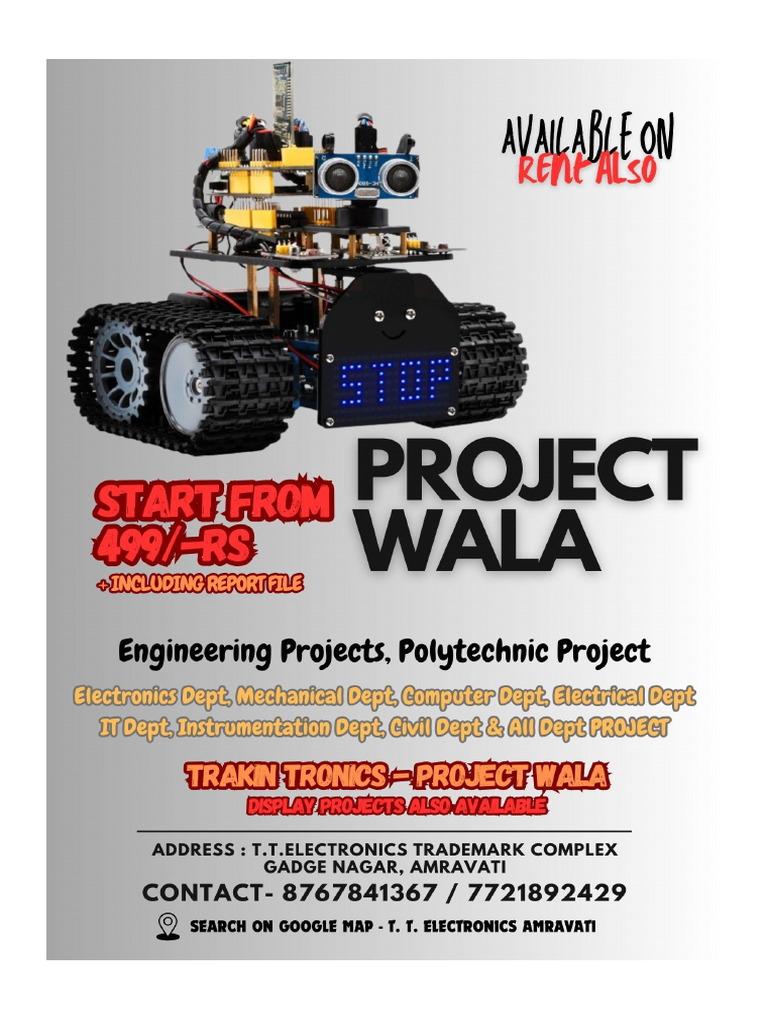Mechanical Engineering Project Ideas 2025 | PDF | Automation | Robotics