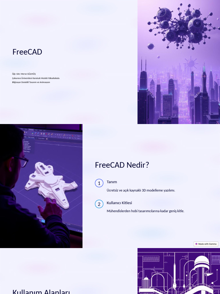 FreeCAD Sunumu | PDF