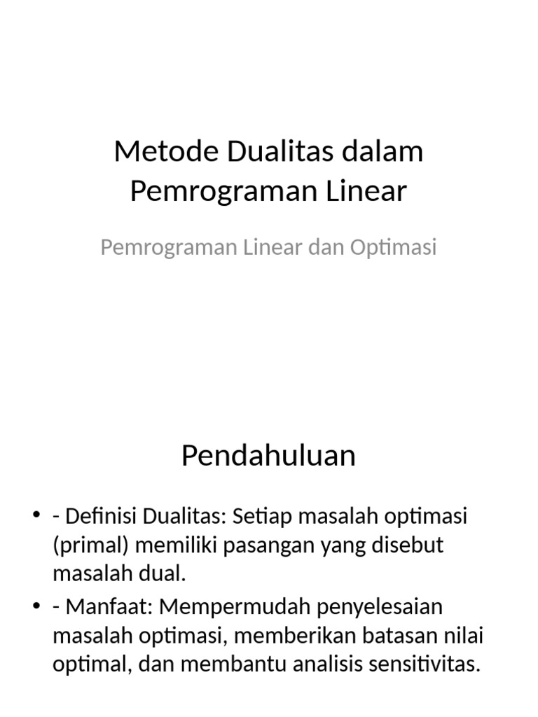 Metode_Dualitas (1) | PDF