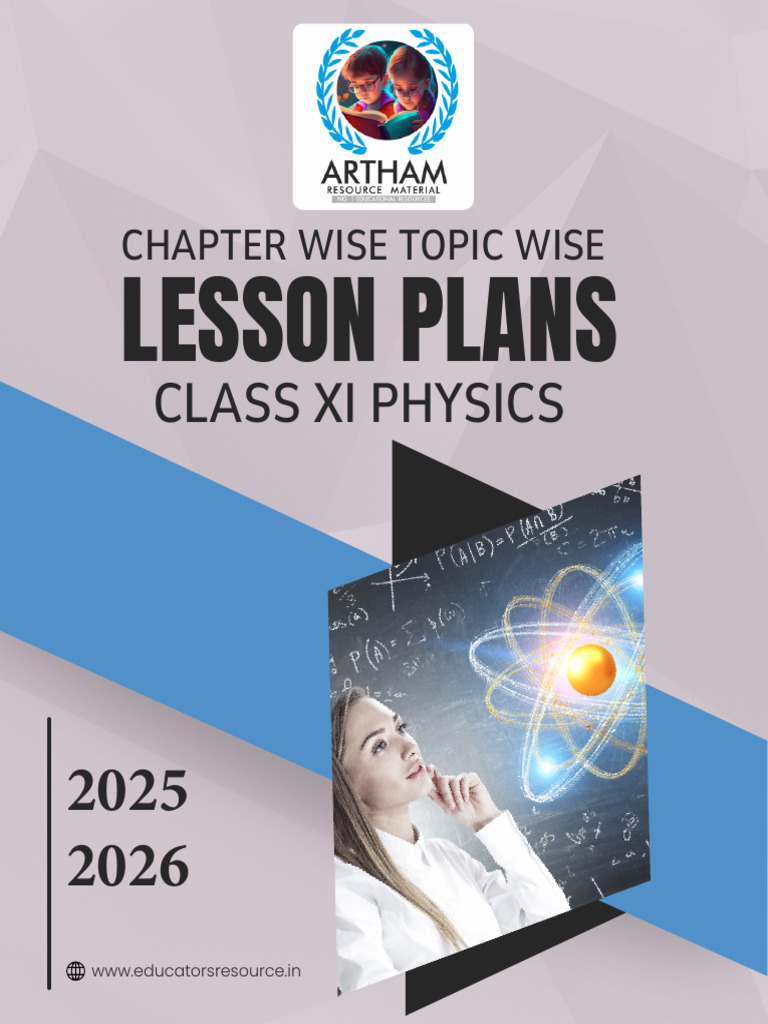 Class 11 Physics Lesson Plans Chapter 1 Units and Measurements | PDF ...