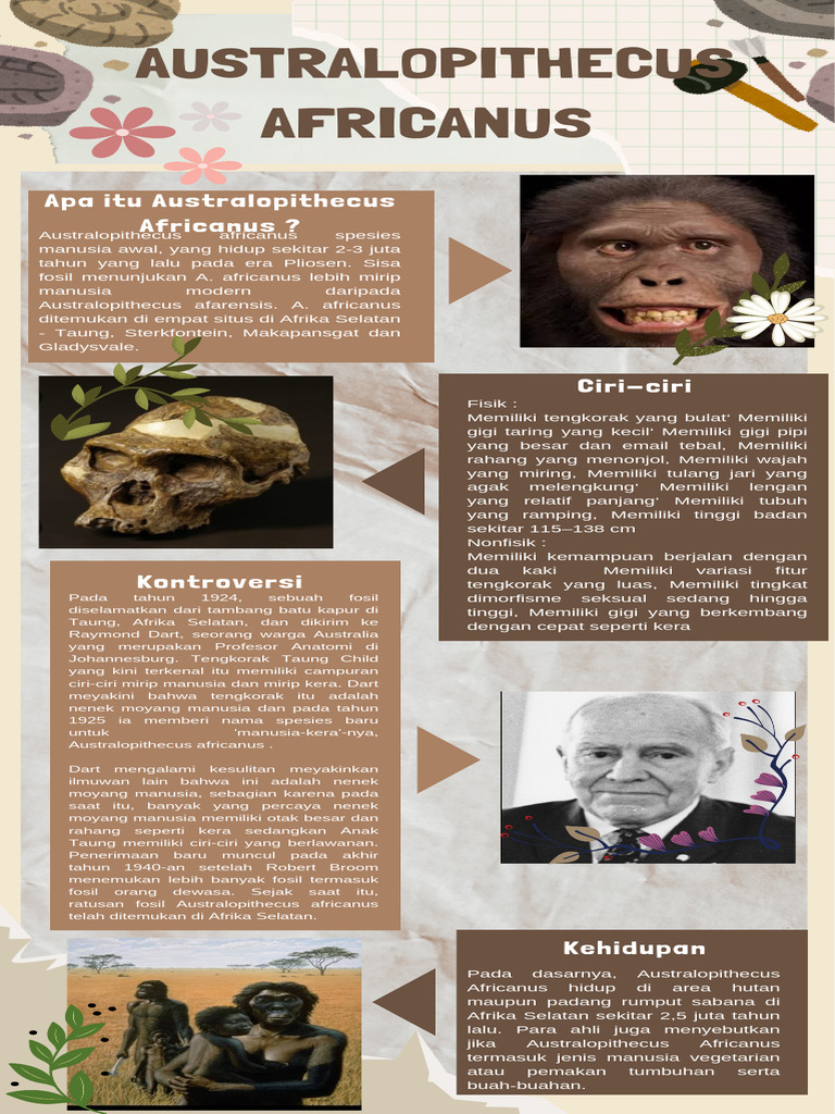 Ciri-Ciri Australopithecus Africanus | PDF