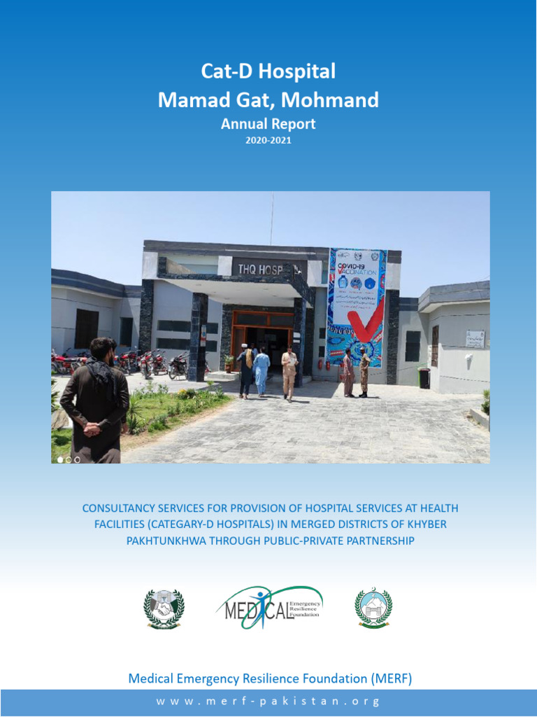 Annual Report 2021 Cat D Hospital Mamad Gat Mohmand | PDF | Dentistry ...