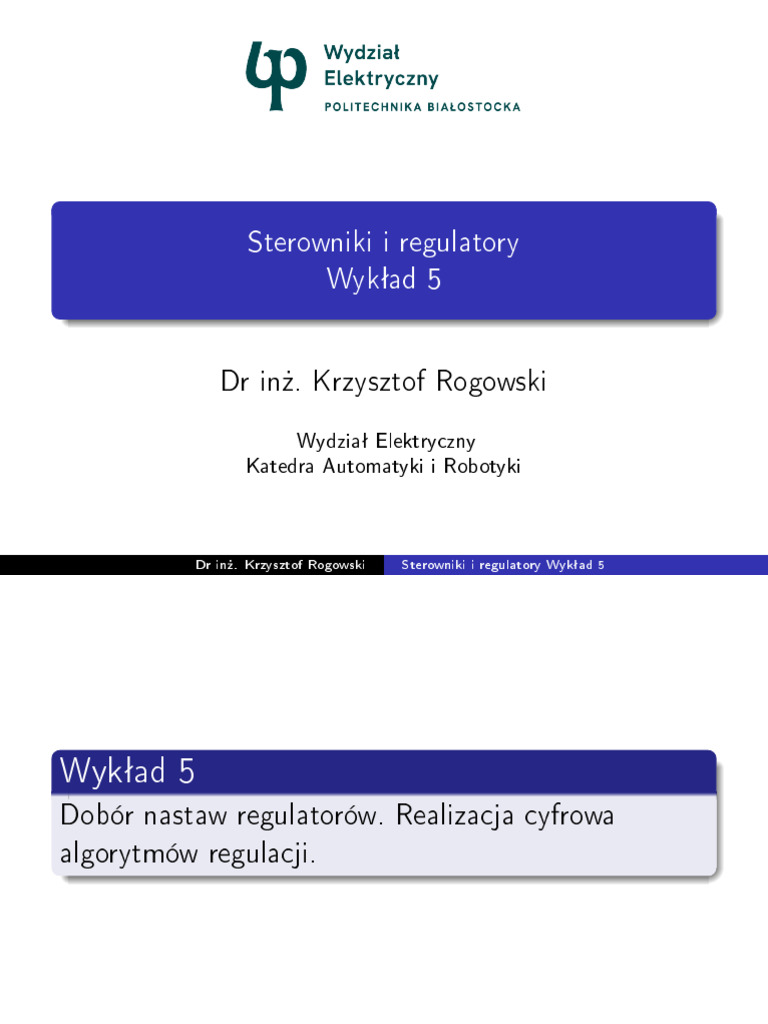Wyklad 5 | PDF