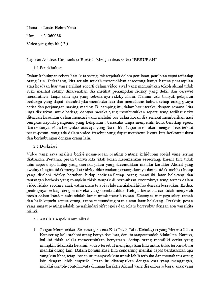 Saya Sedang Berbagi 'Nama Psikologi' Dengan Anda | PDF