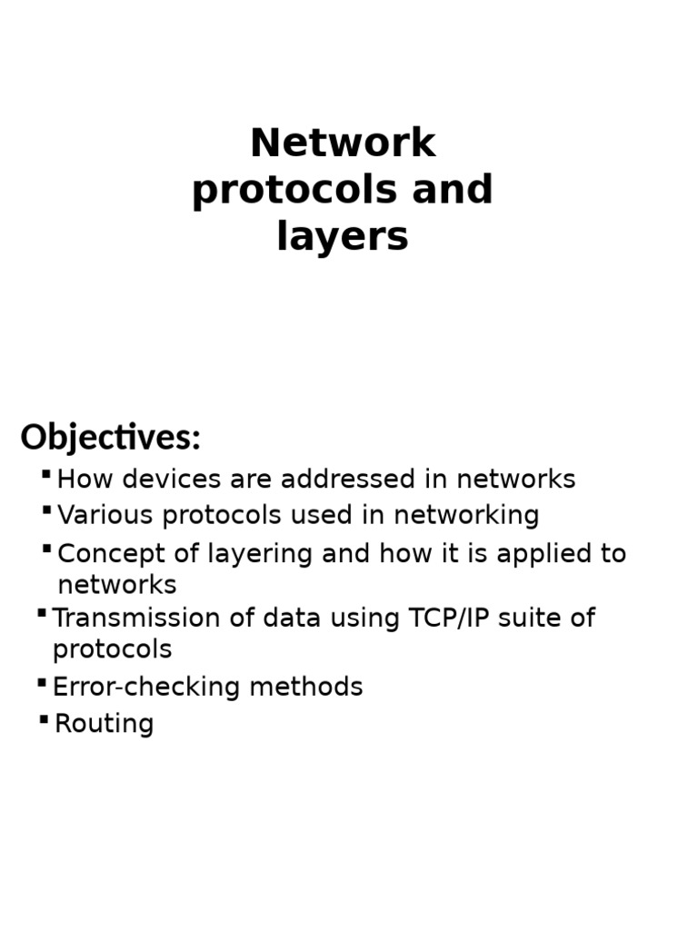 Network Protocols and Layers | PDF