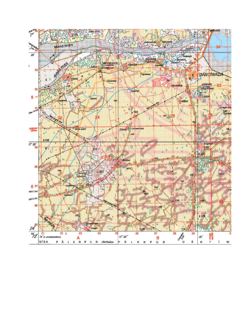 Toposheet Basics With Practice Paper of Toposheet Set 1 | PDF