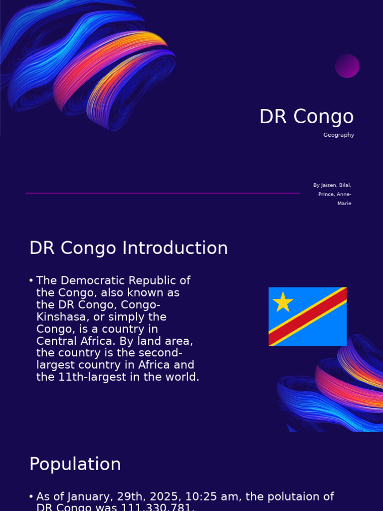 DR Congo (Geography) | PDF | Democratic Republic Of The Congo | Mountains