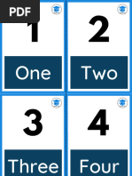 Numberblocks 1 To 100 Flash Cards | PDF