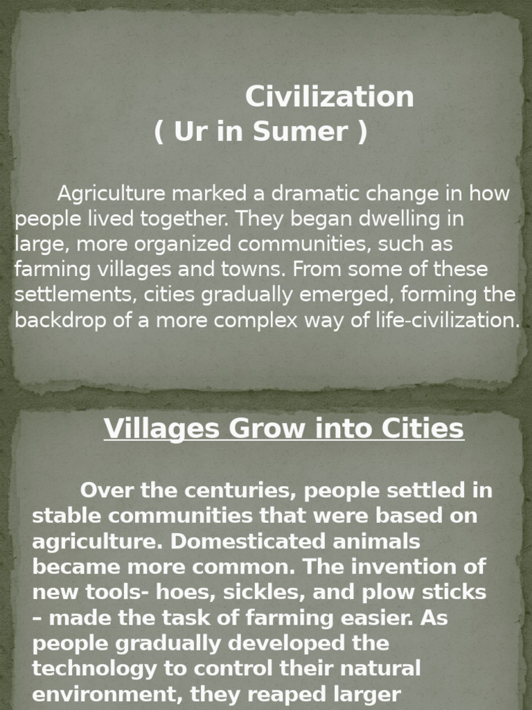 Civilization (World History) | PDF | Sumer | Ur
