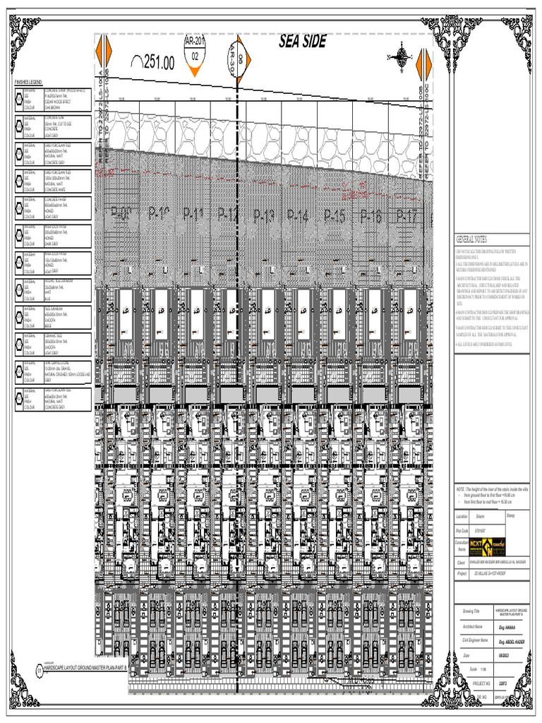 22972-Ls-100b-Hardscape Layout Ground Master Plan-Part B | PDF | Floors | Structural Engineering