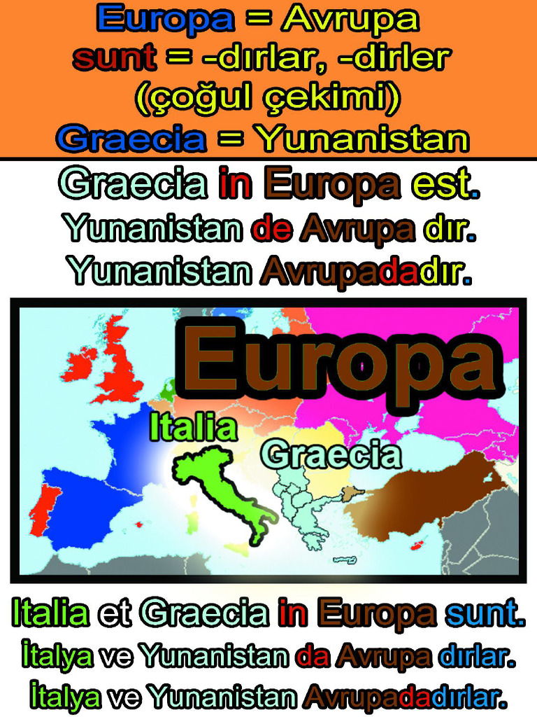 Latince Ön Çalışma1-3 | PDF