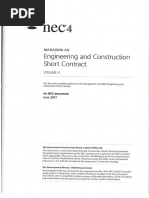 NEC 4 Framework Contract | PDF