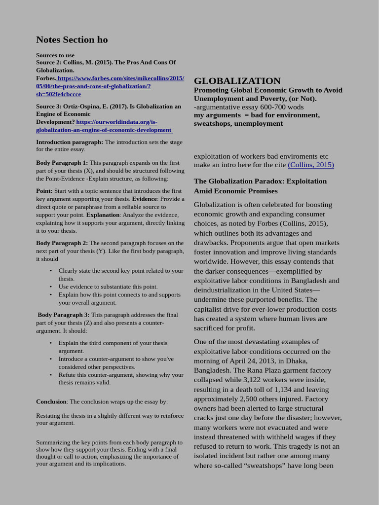 Globalization's Dark Side: Exploitation and Inequality | PDF ...