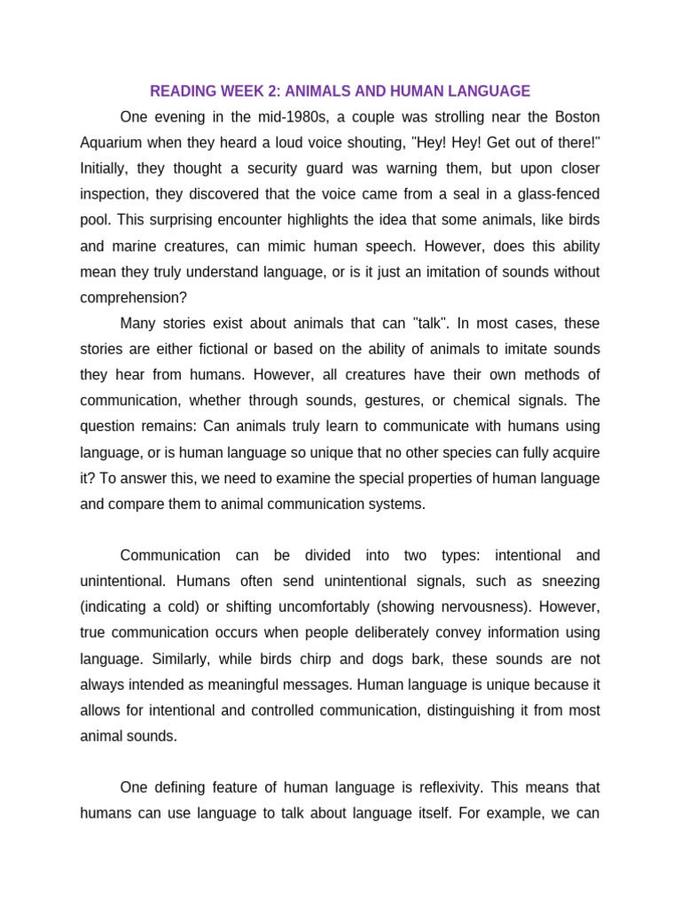 Reading Week 2 | PDF