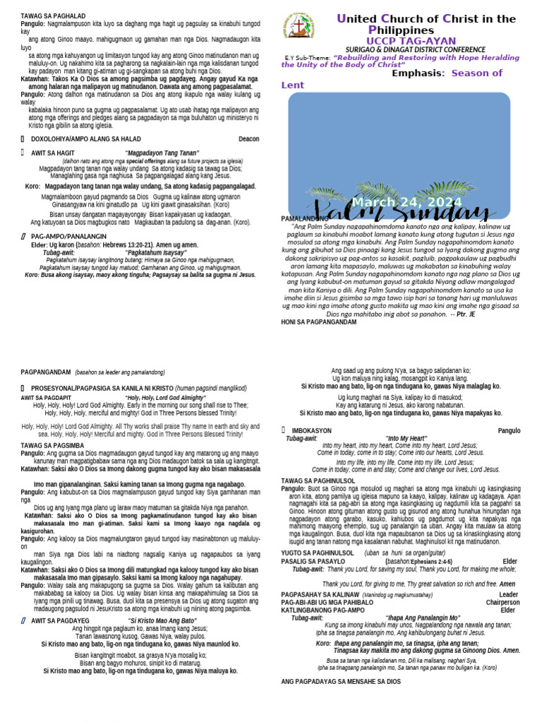 March 24 Tag-Ayan | PDF