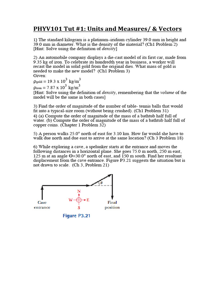 TUT1 Problems | PDF
