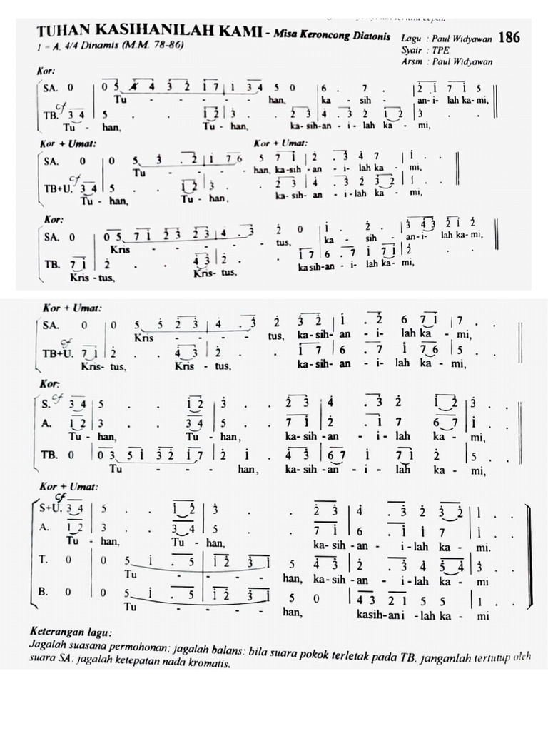 Teks Koor 2 Maret | PDF