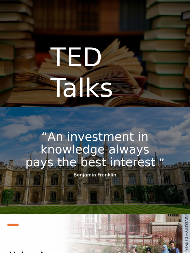 TED Talks 8b1 Topic 3 | PDF