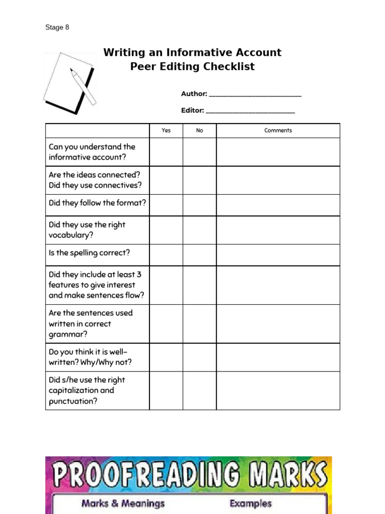 Writing Project 5 - Peer Feedback Activity Worksheet | PDF