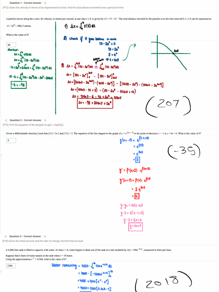 MATH CA T2W6 2 Ans | PDF