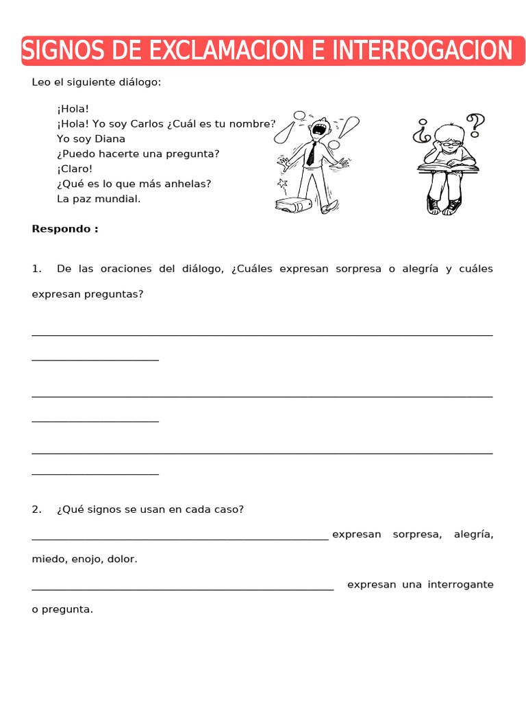 Signos de Interrogación y Admiración | PDF | Símbolos tipográficos | Ortografía