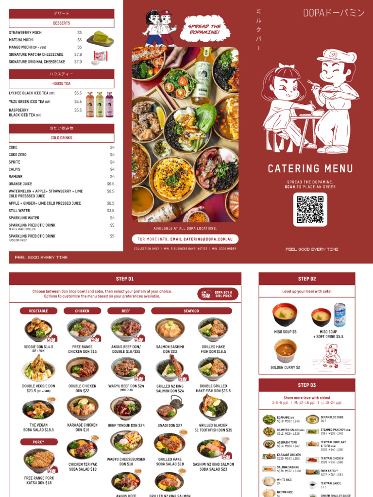 Dopa Menu Catering | PDF