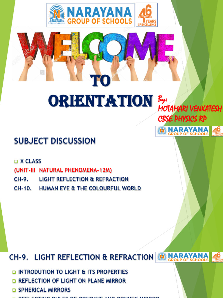Light Reflection and Refraction Class 10 | PDF | Refraction | Mirror