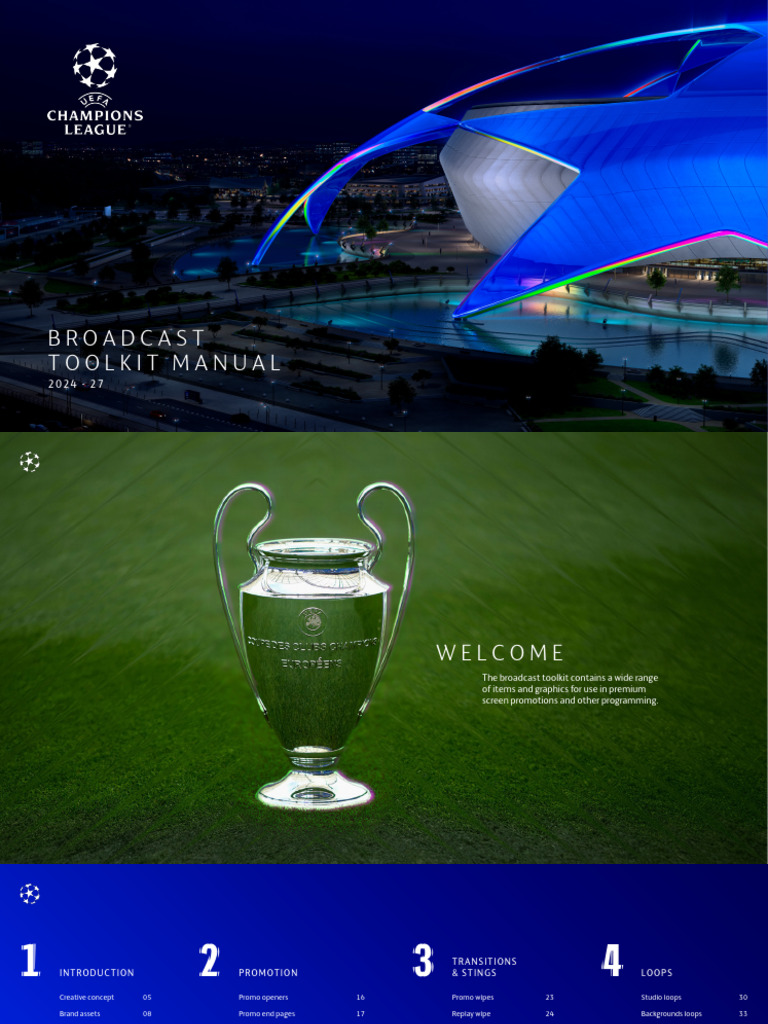 UCL 2024-27 Broadcast Toolkit | PDF | Rgb Color Model | Color