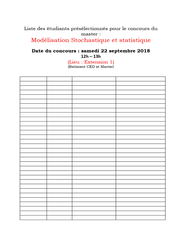 Modélisation-Stochastique-et-statistique-v2-ecrit | PDF