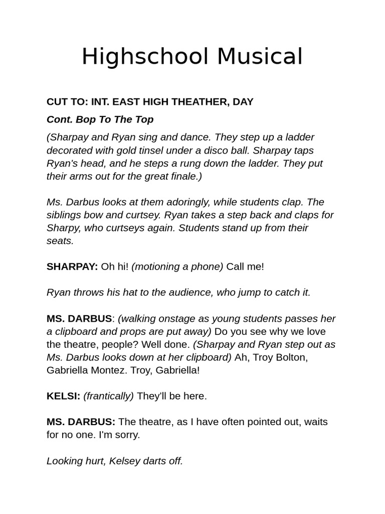 Highschool Musical | PDF