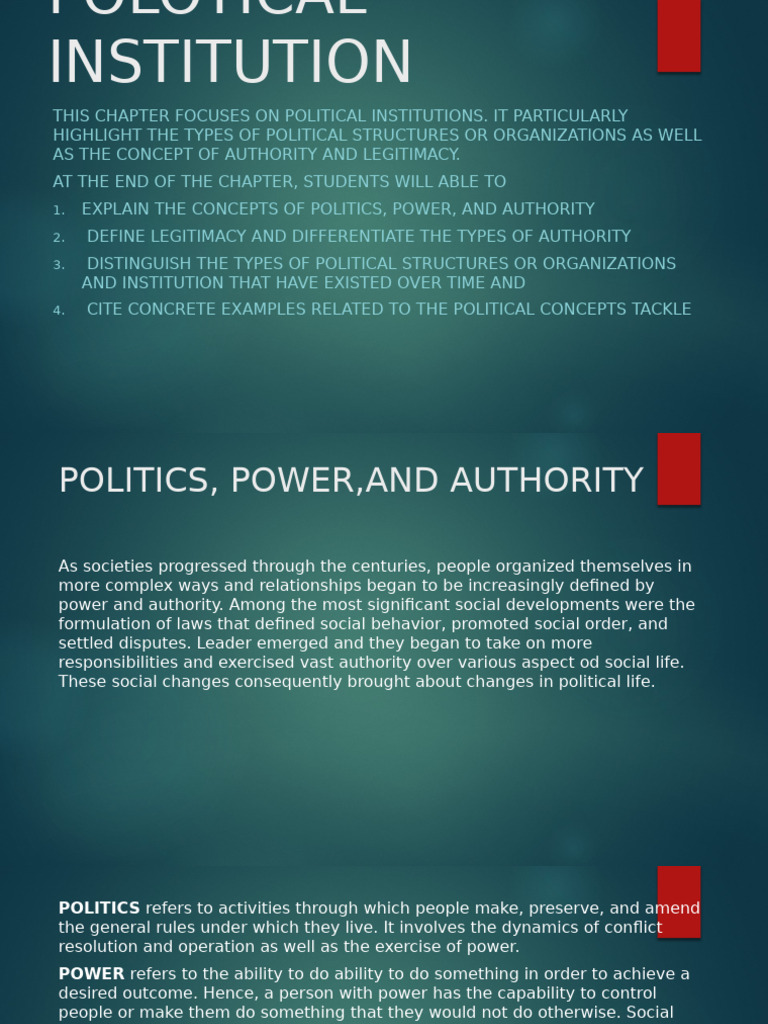 Political Authority and Legitimacy Explained | PDF | Charisma ...