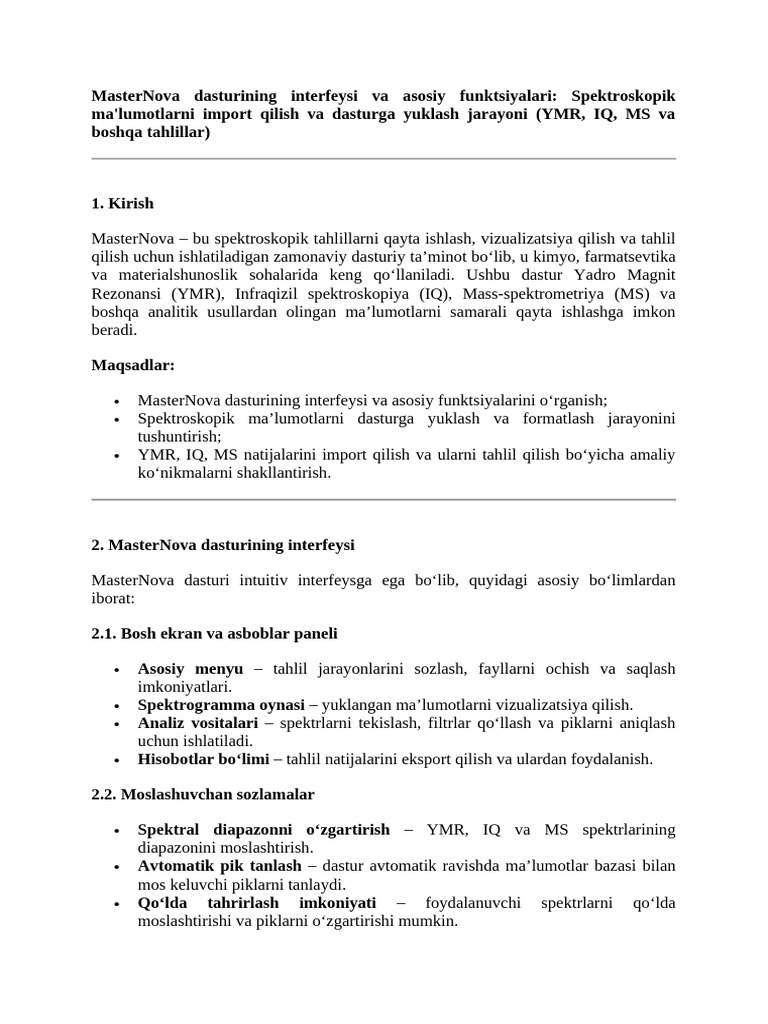 Ko'chma dars-2 | PDF