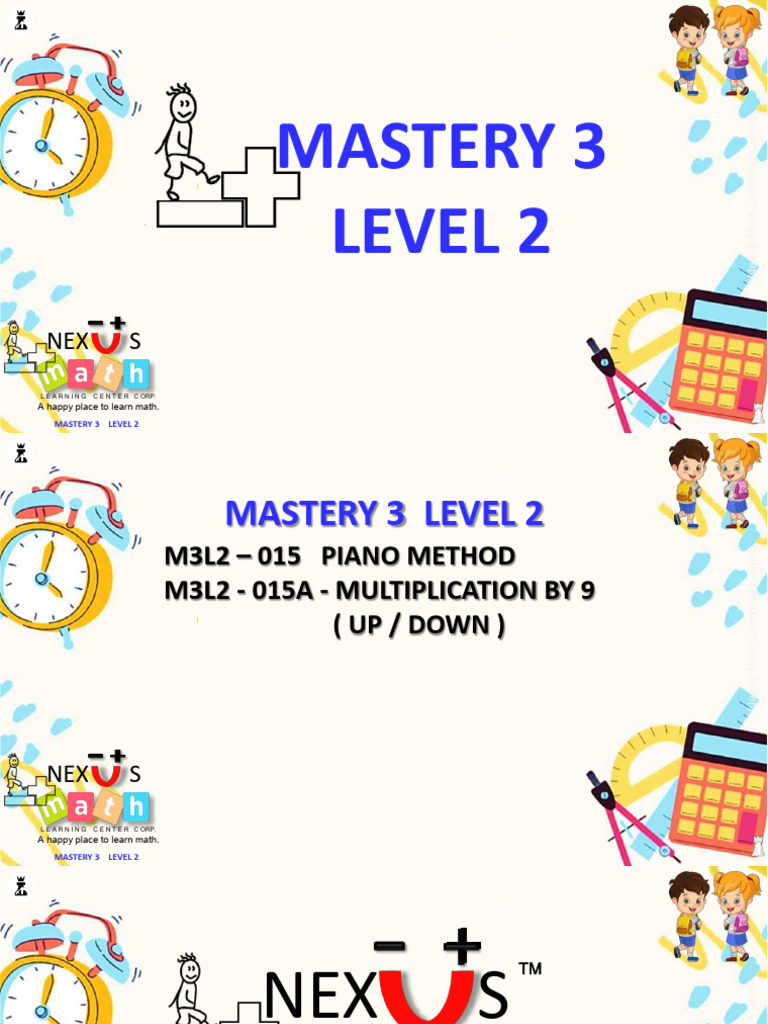 M3L2 - 015 - PIANO METHOD | PDF | Mathematics